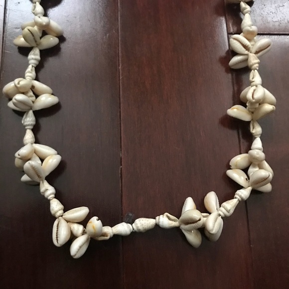 No Brand | Jewelry | Shell Cluster Strand Statement Tropical Necklace ...